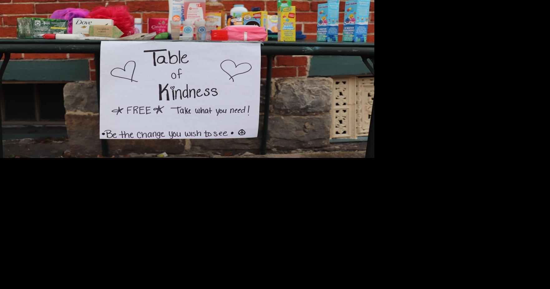 Resident shares 'table of kindness' | Local | huntingdondailynews.com