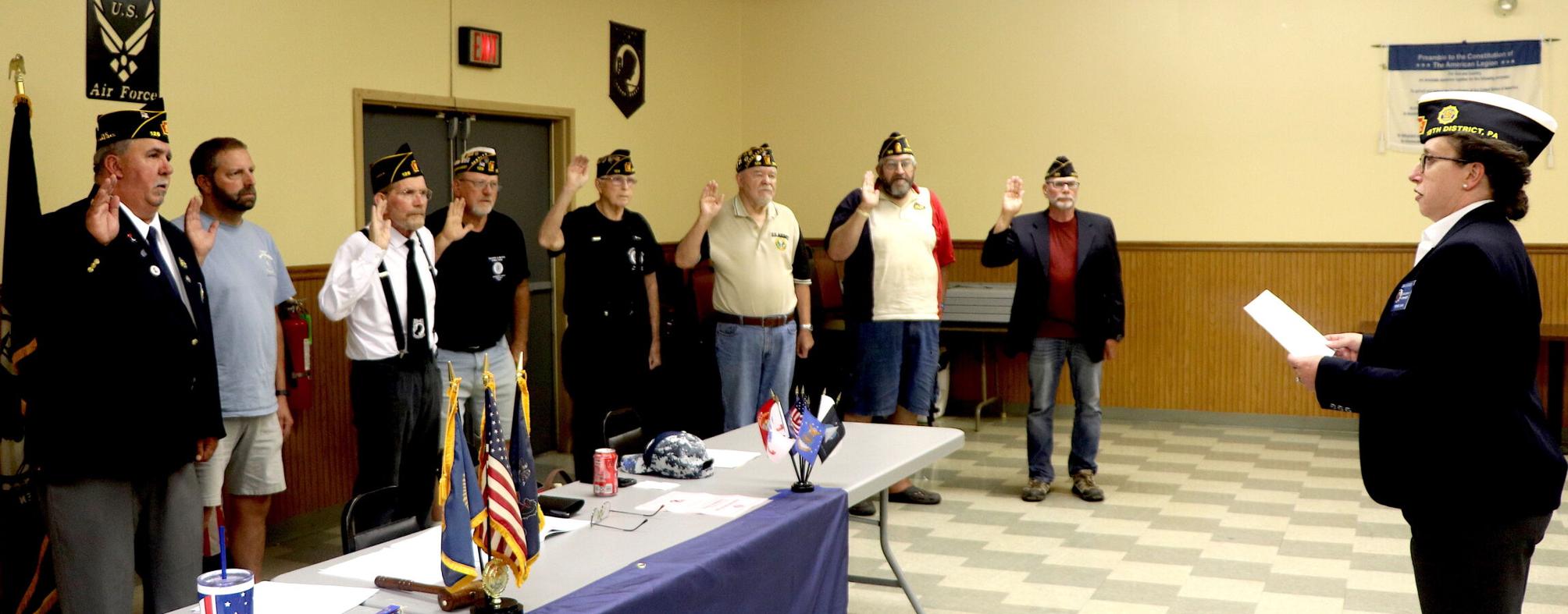 Legion officers installed | People | huntingdondailynews.com