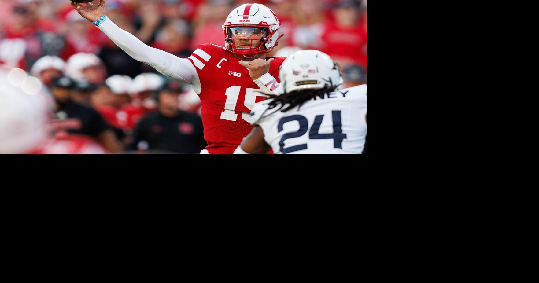 Dylan Raiola sets Nebraska football record with 20 straight completions