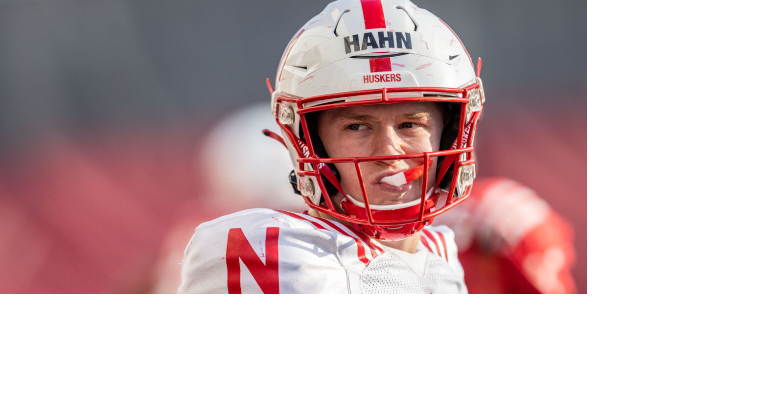 Ty Hahn's his biggest impact at Nebraska is off the field