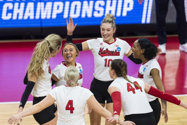 Photos: Nebraska takes down Delaware State to open NCAA Tournament run