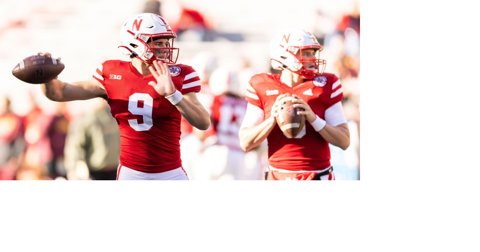 Nebraska backup quarterback race continues