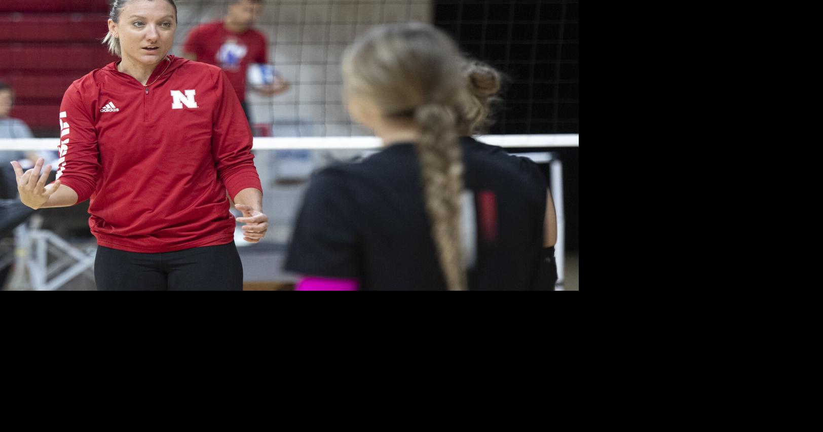 Jordan Larson easing into role as Nebraska assistant