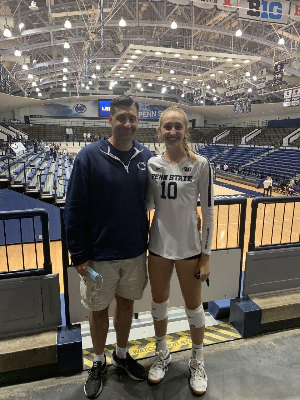 Penn State outside hitter Anjelina Starck has unique family ties to Lincoln