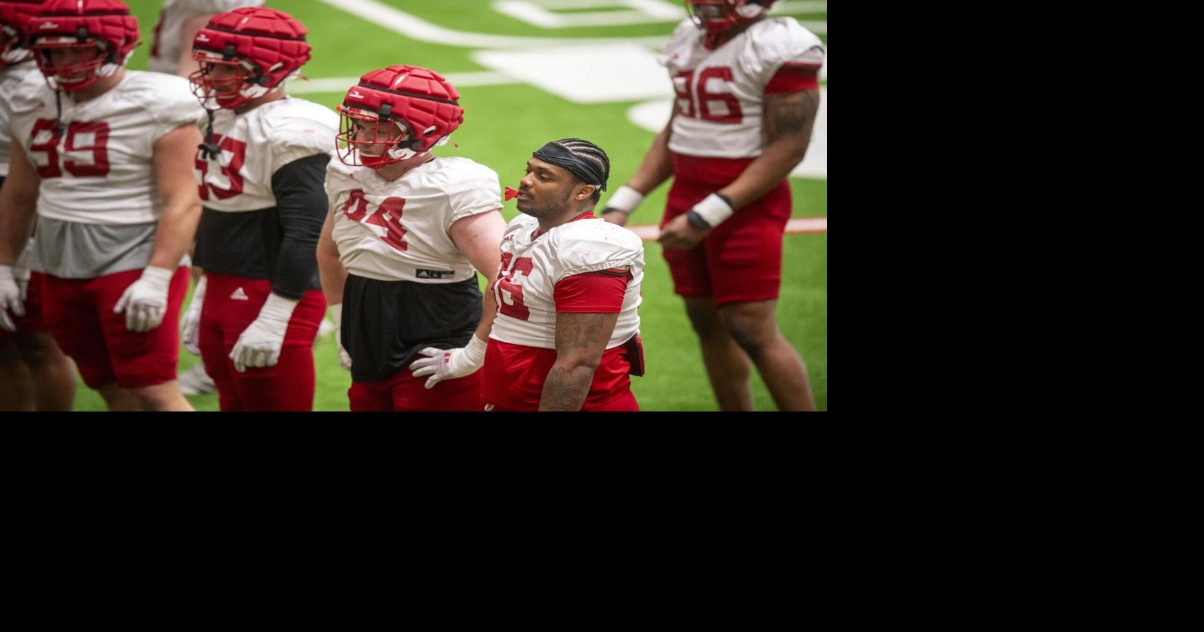 Nebraska football lineman challenging each other in camp