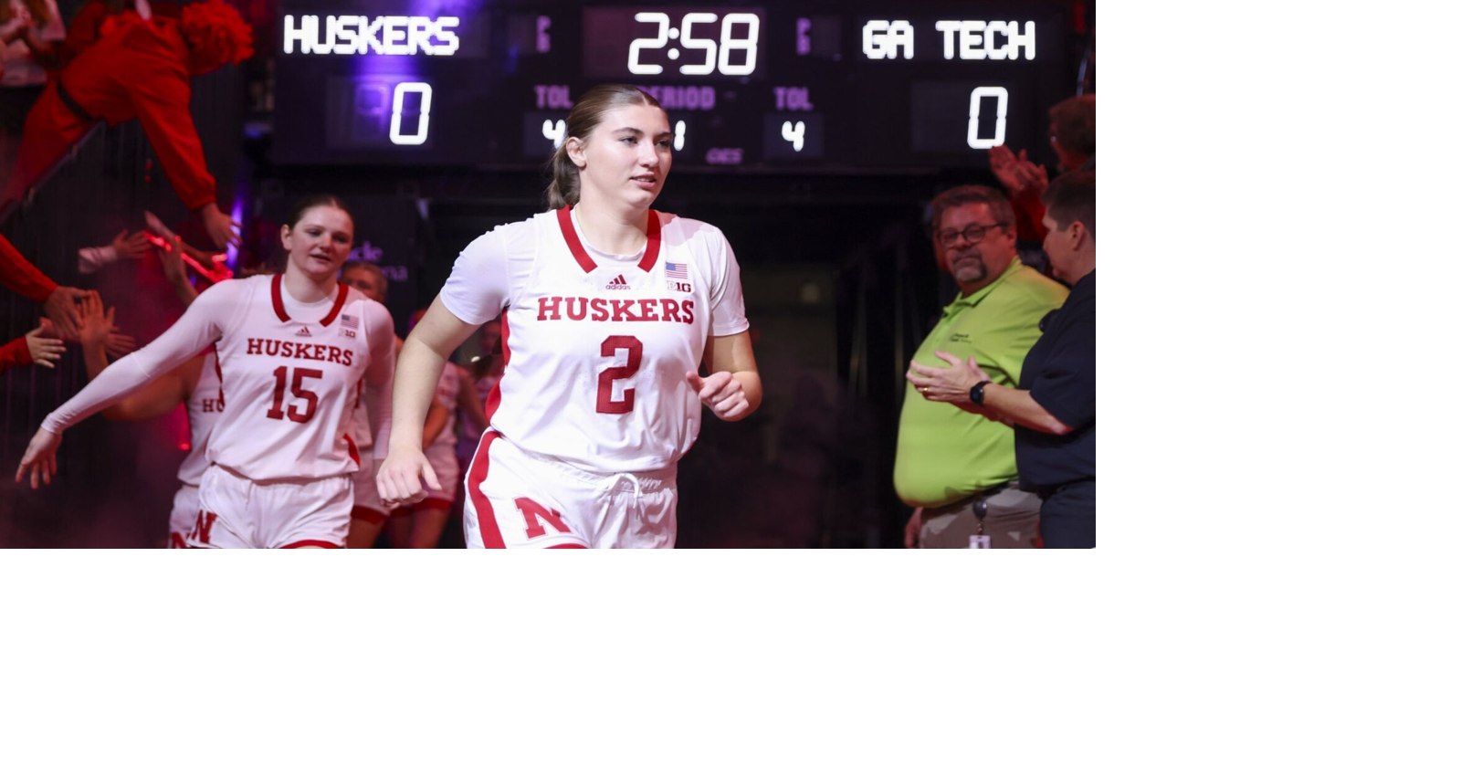 Nebraska freshman Logan Nissley's success at 3-point line
