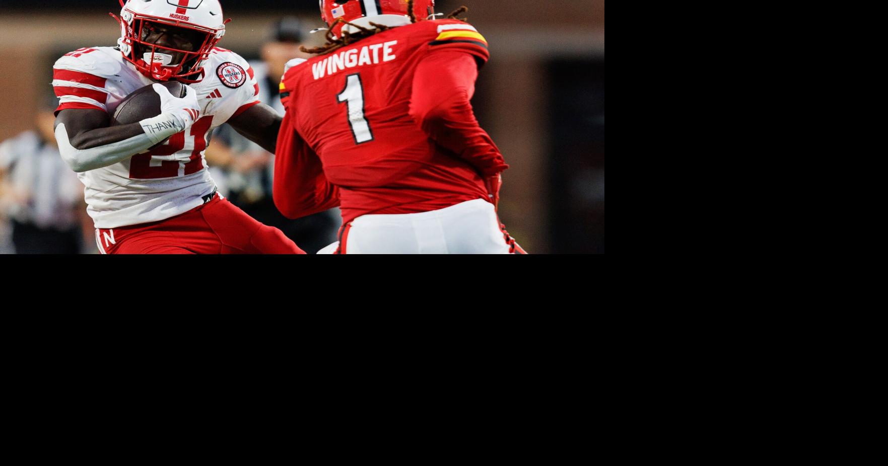 Emmett Johnson has career-high 176 yards in Nebraska's win over Maryland