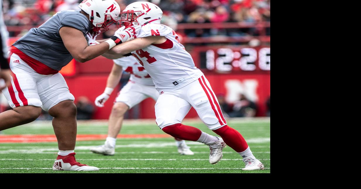 Husker veteran offensive line settling into place