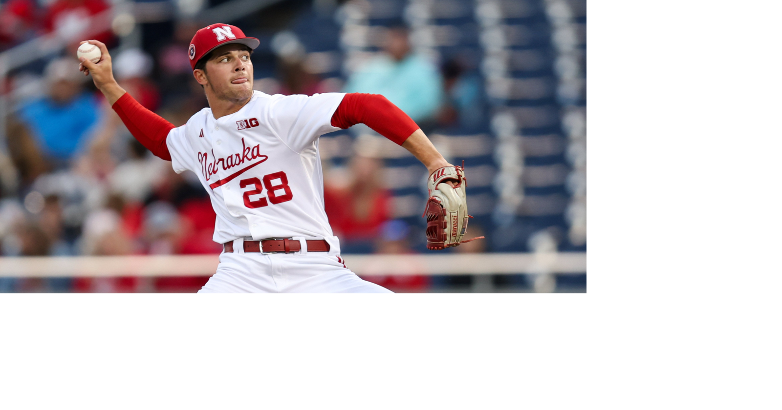 Nebraska pitcher Luke Broderick is selected in the MLB draft