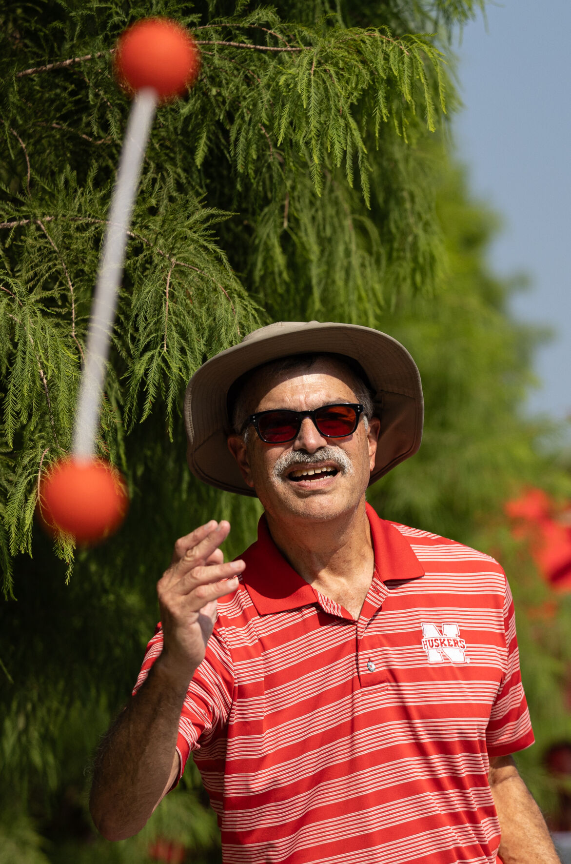 Photos: Nebraska volleyball hosts grand outdoor match at Memorial Stadium