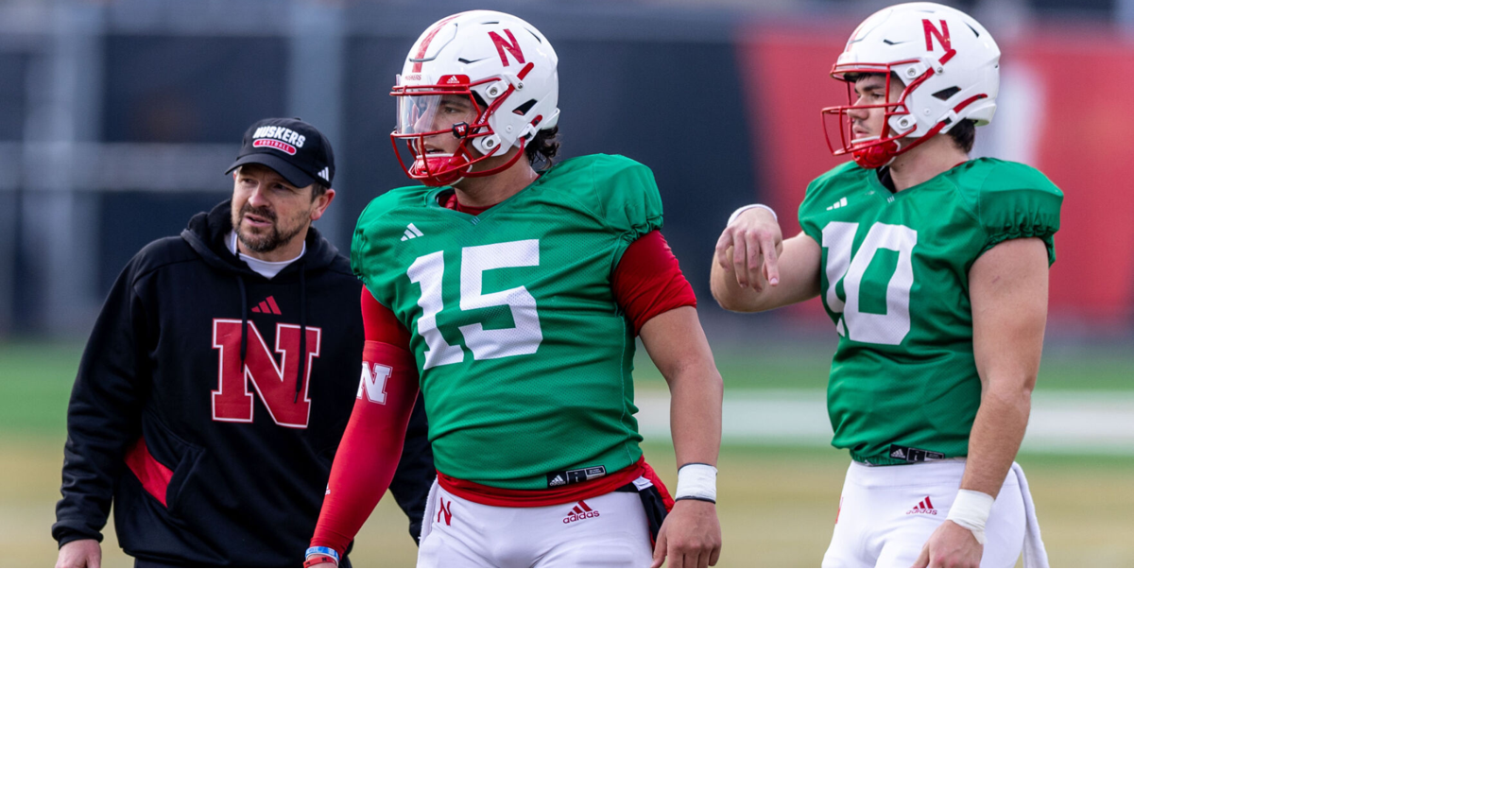 Sights and sounds of Nebraska football's practice, March 28