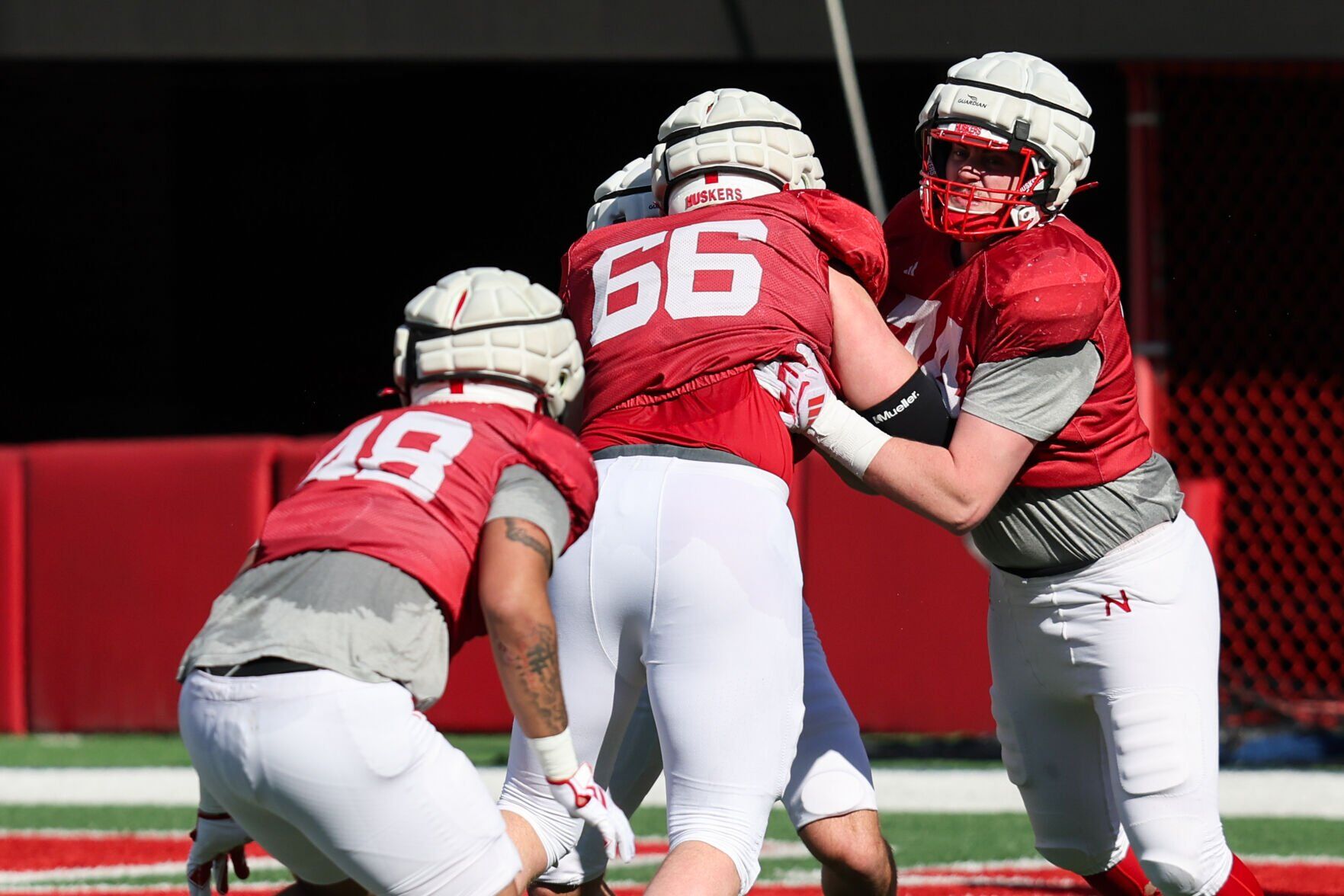 Justin Evans, Elijah Jeudy new leaders in Nebraska football trenches