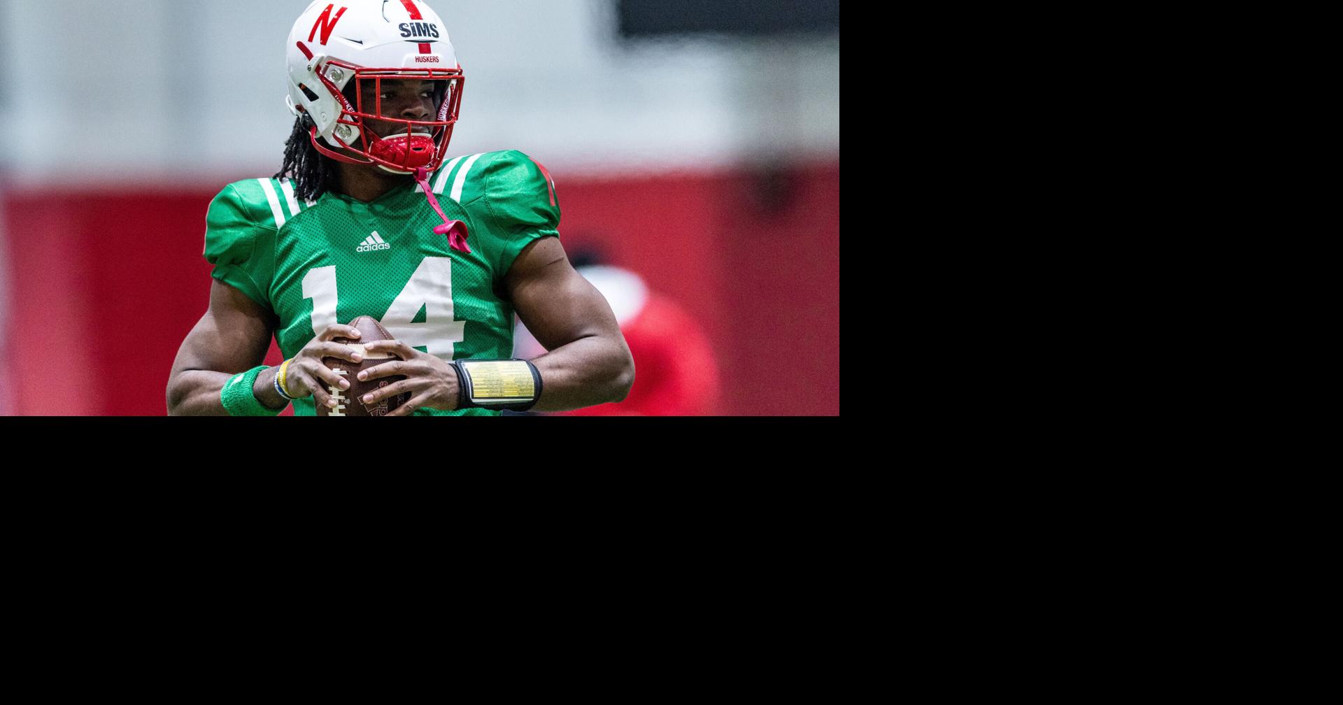 Nebraska quarterback Jeff Sims is settling in this spring — even if he ...