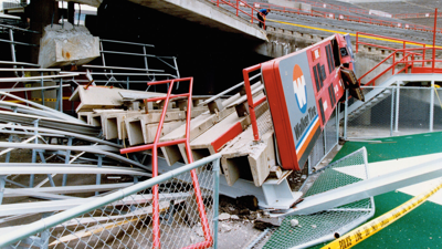 A section collapse in 1993 saved Nebraska's Memorial Stadium