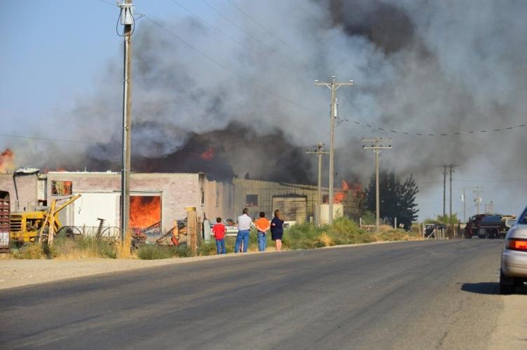 Fire burns hop shed in Wilder | Complete news coverage | idahopress.com