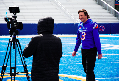 Boise State tight end Riley Smith has used initiative and confidence to ...
