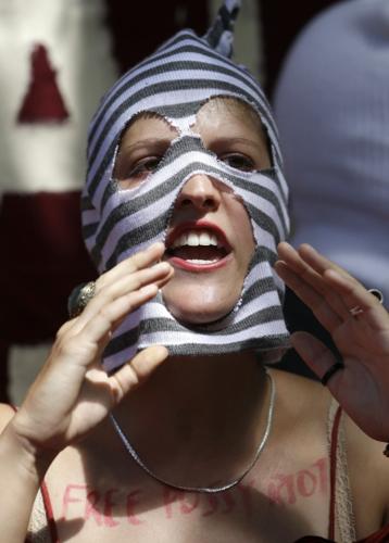 Nudity Masks And Color Protests For Pussy Riot National News
