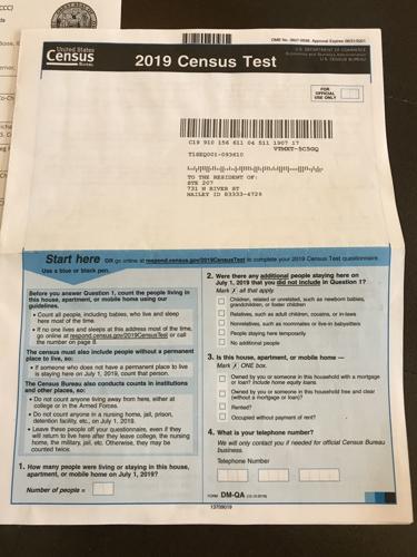 Citizenship question had little effect on test census surveys | Local ...