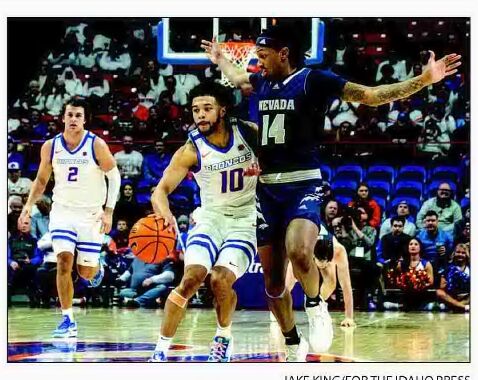 Boise State rolls past Nevada behind Max Rice's career night ...