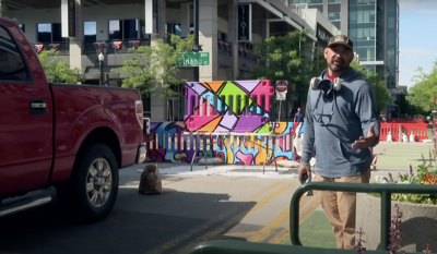 Boise artist paints Eighth Street construction barriers | Local News ...