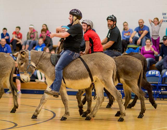 Photos: Scenes from Donkey Basketball | Idaho Press-Tribune Multimedia ...