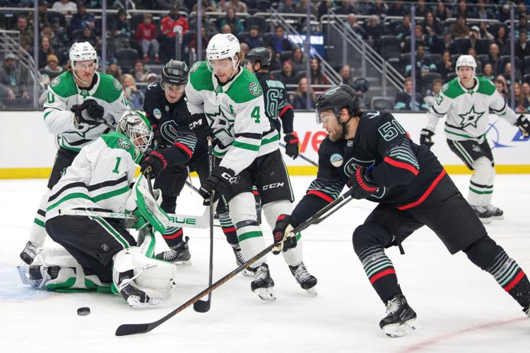 Kolyachonok breaks late tie with 1st goal of season, Stars beat Kraken 3-2 | National Sports ...
