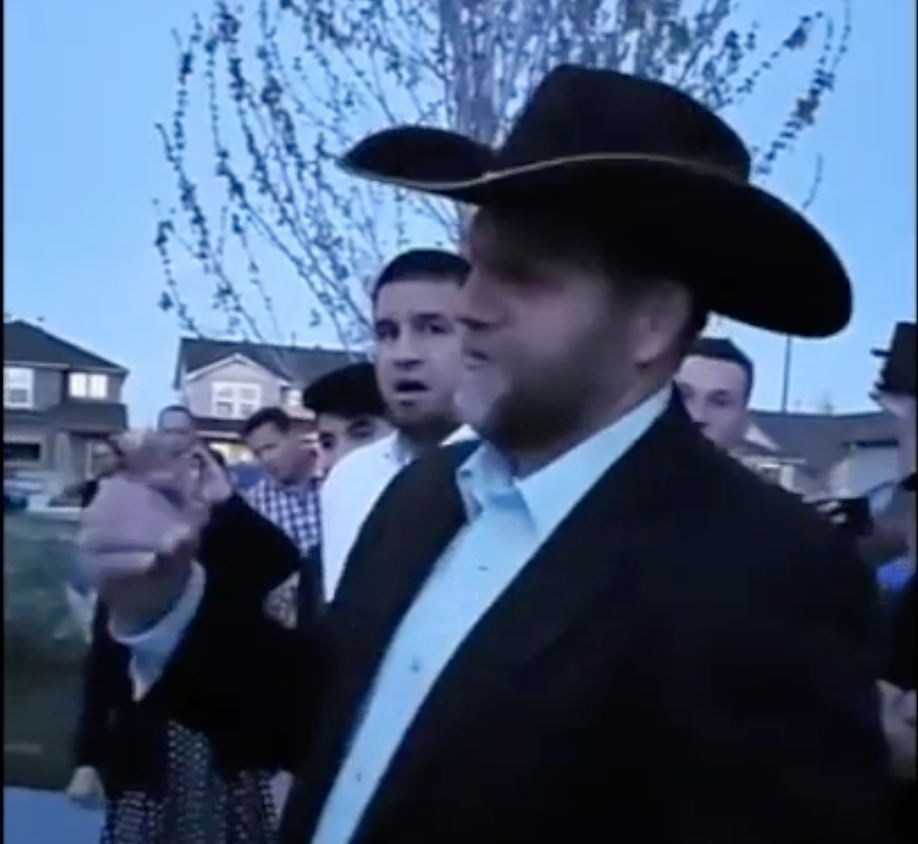 Ammon Bundy Protests Arrest of Stay Home Order Dissenter at Officer's ...