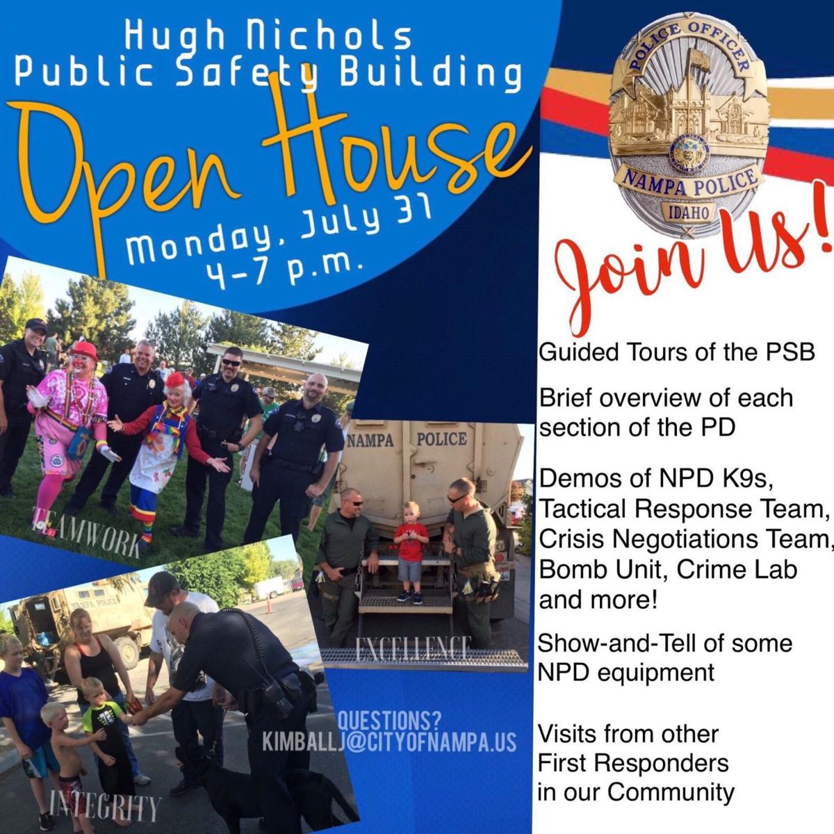 Nampa Police to host open house Monday | Local News | idahopress.com