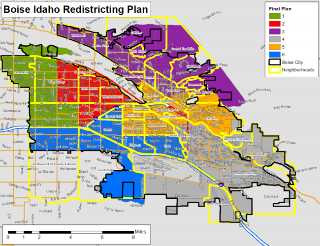 City council approves ordinance establishing Boise election districts ...