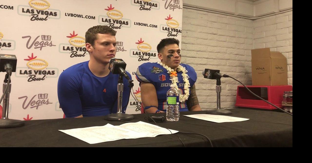 Boise State’s Brett Rypien and Ryan Wolpin discuss Las Vegas Bowl win ...