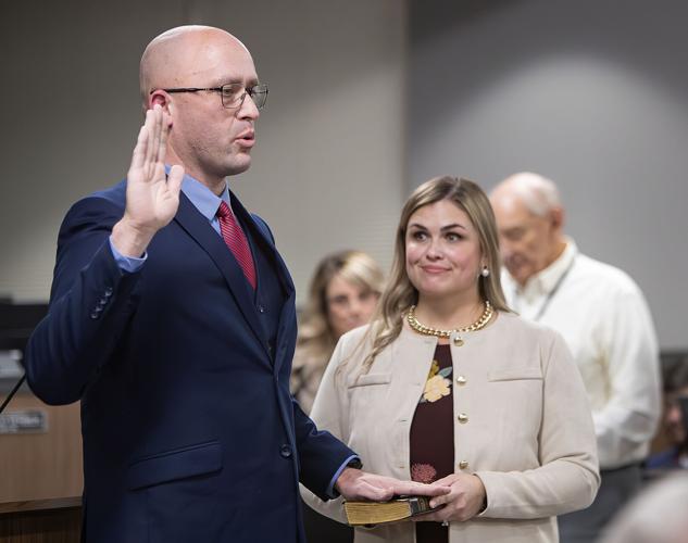 Newly sworn-in mayor, city council members welcomed with full room at ...