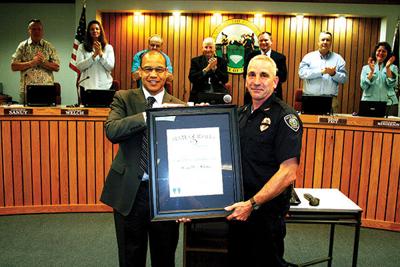 Chief Nebeker receives POST executive certificate: Highest state award ...