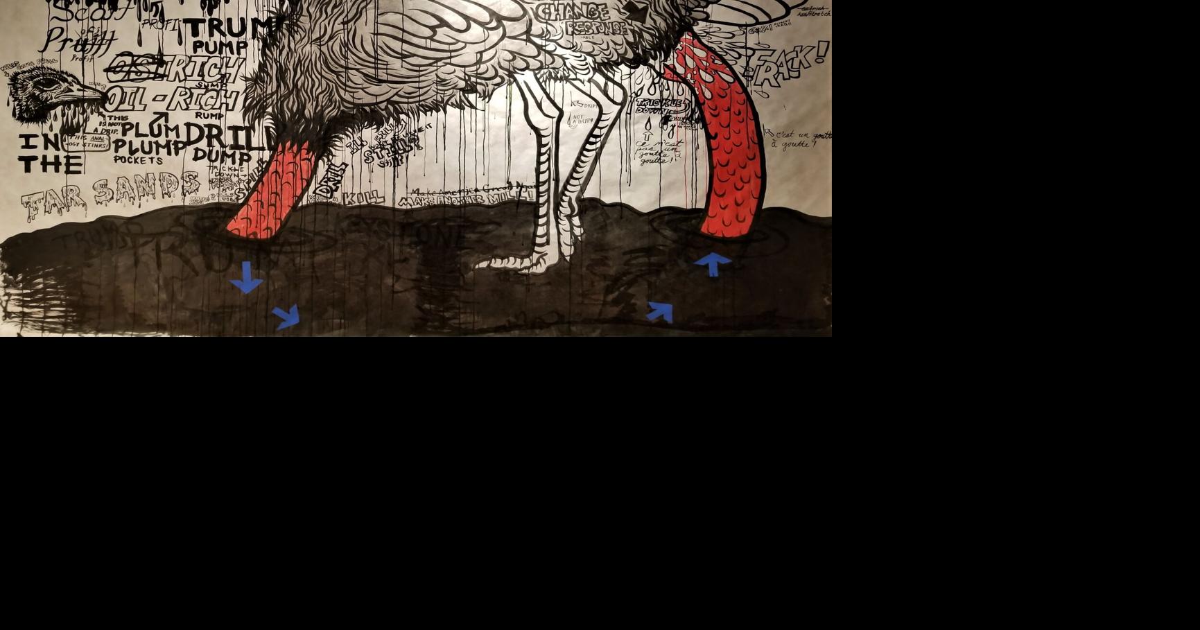 Brazen Indeed: Bryan Anthony Moore Exhibition Critiques Trump Politics ...