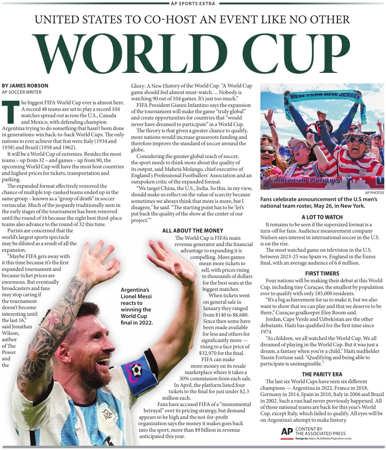 AP SE WORLD CUP 2026 TAB | National Sports | idahopress.com