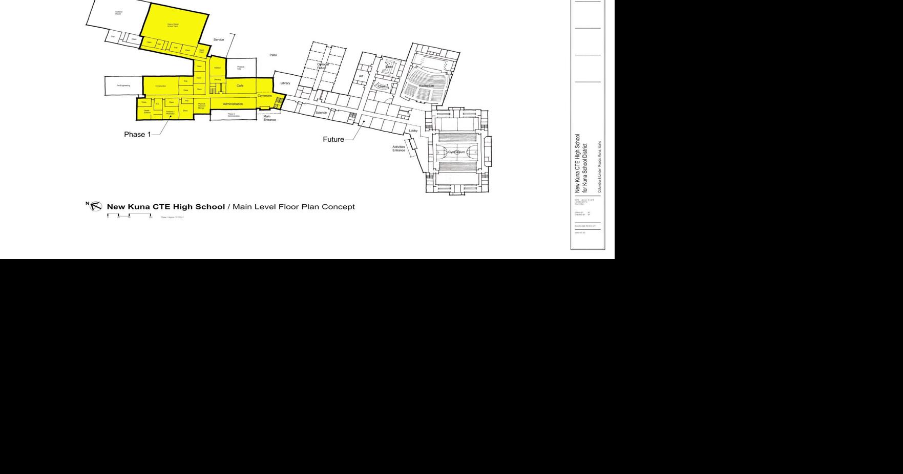 high school building layout