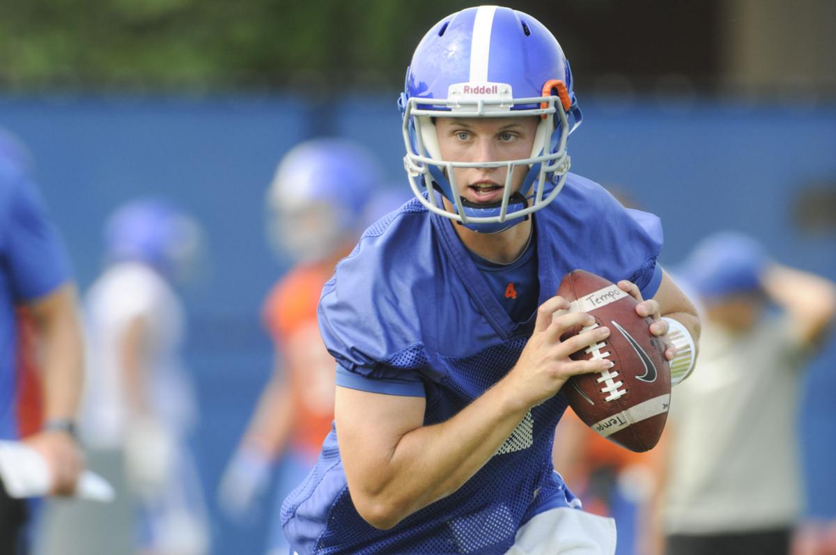 Boise State football team holds first practice of fall camp | Blue Turf ...