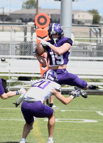 YOTES FOOTBALL: Offense and defense battle through the air in spring ...