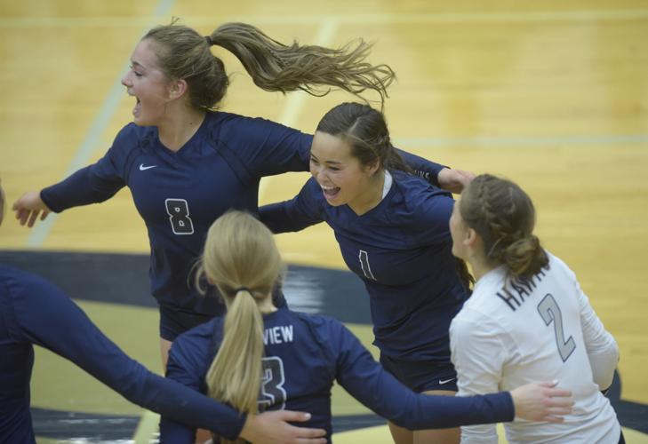 Skyview volleyball keeps conference streak intact with sweep over ...