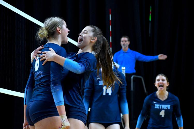 Skyview's state volleyball title streak comes to an end in 6A final ...