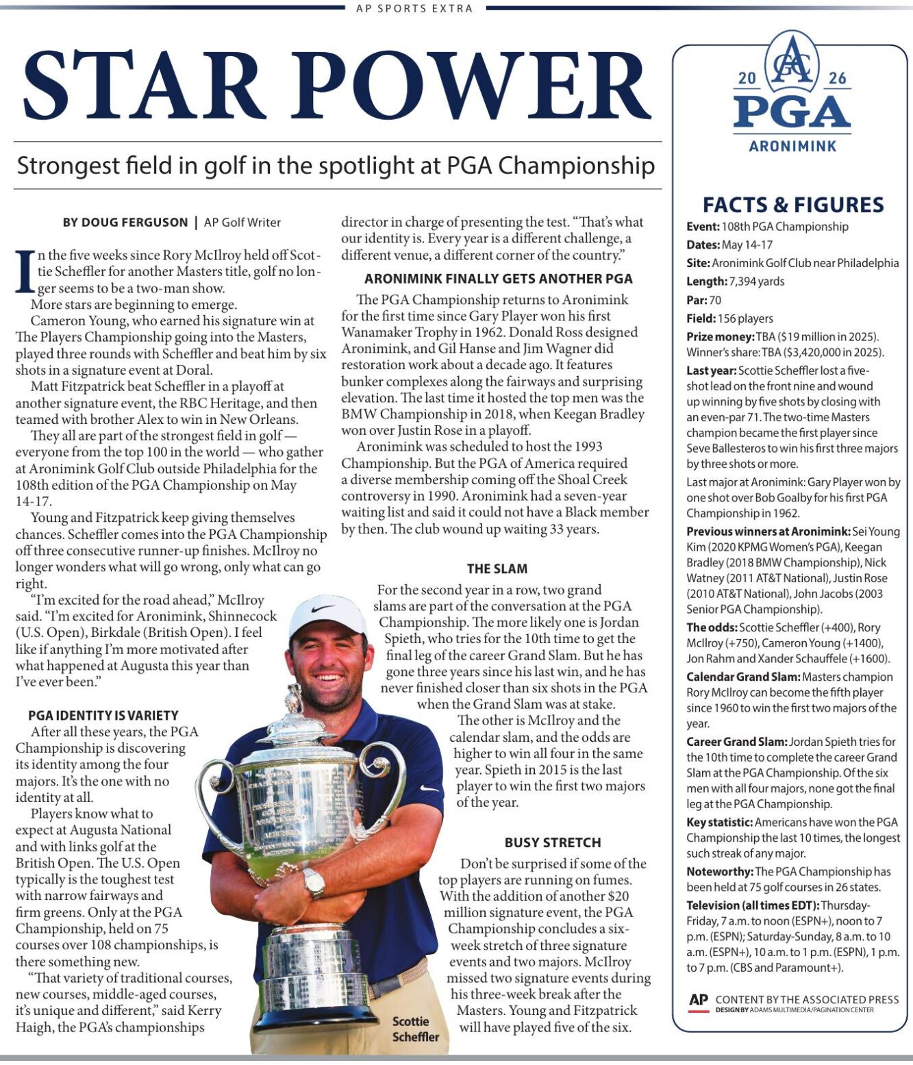AP SE PGA CHAMPIONSHIP PREVIEW TAB | National Sports | idahopress.com