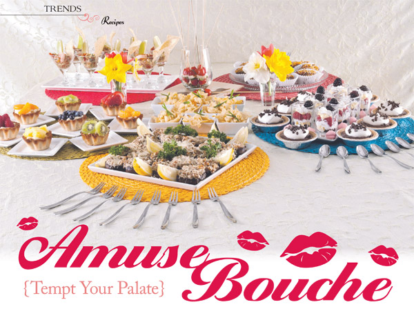 Today’s Woman - May 2012: Recipes for Amuse Bouche | Todays Woman ...