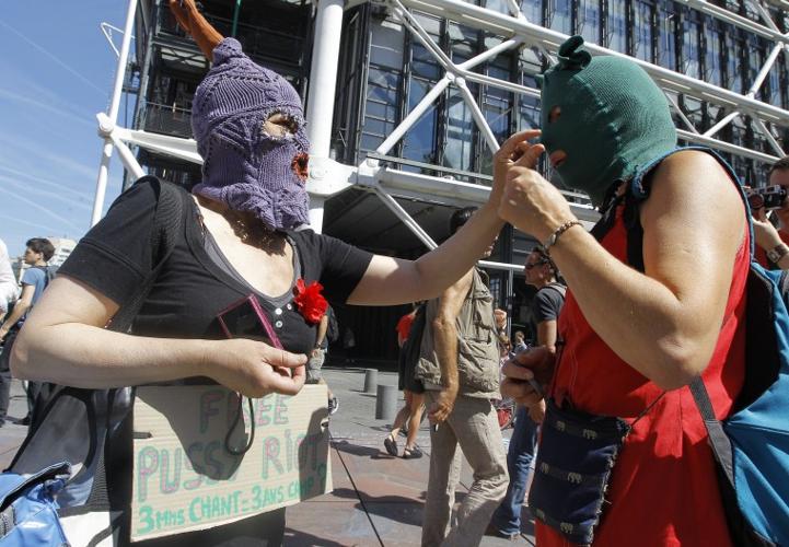 Nudity Masks And Color Protests For Pussy Riot National News