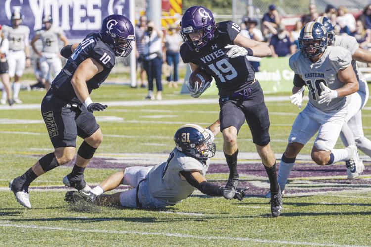 Yotes hit on offense, defense in 41-0 rivalry win against Eastern ...