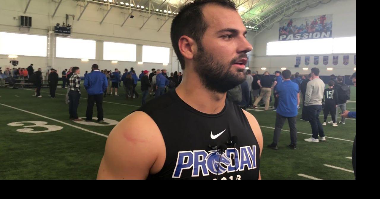 Former Boise State tight end Jake Roh talks after Pro Day | Idaho Press ...