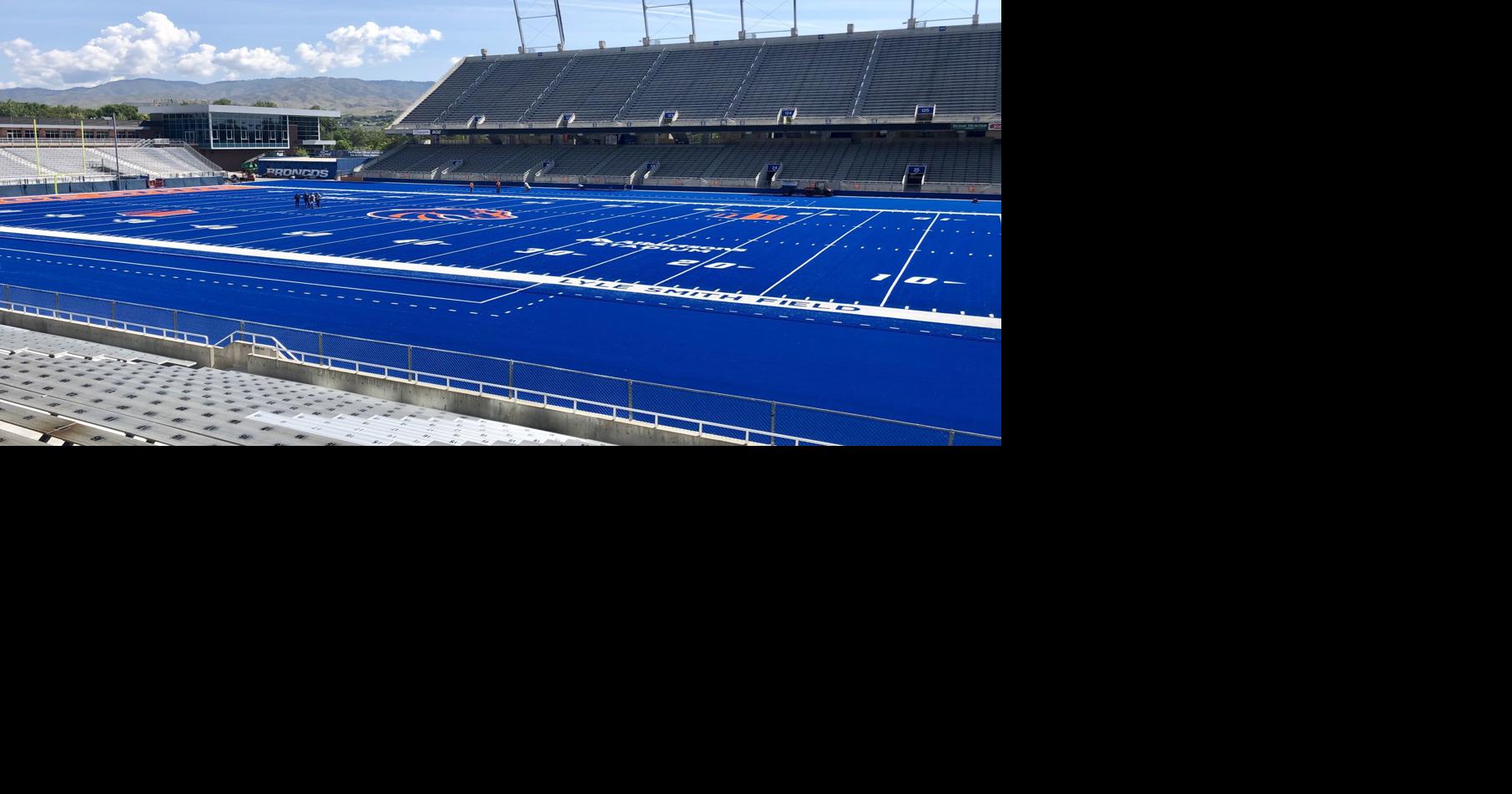 Want a piece of Boise State's famed blue turf? Here's your chance ...
