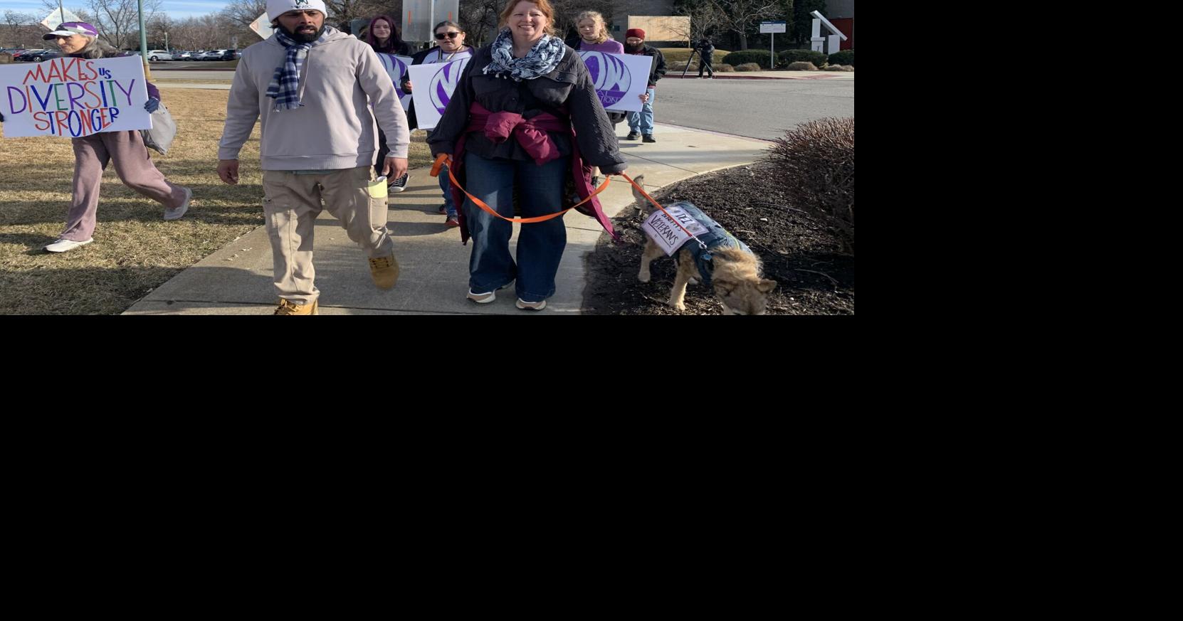 NOW marches in protest of DEI suppression | News | idahopress.com