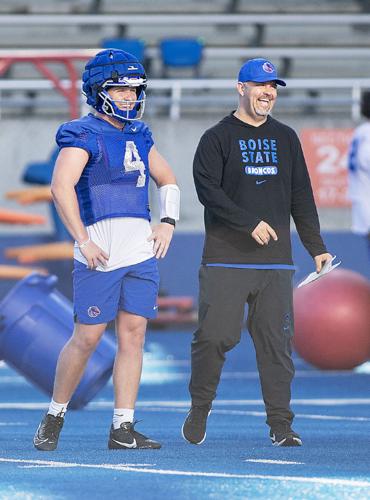 Connection with QB coach Zak Hill helping Maddux Madsen's progression | Boise State Football ...