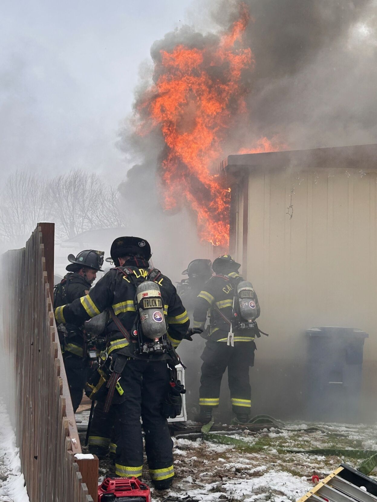 Caldwell mobile home catches fire, man jumps through window to escape ...