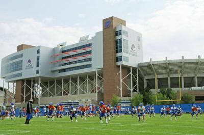 Video, audio, photos from Boise State's first practice of fall camp ...