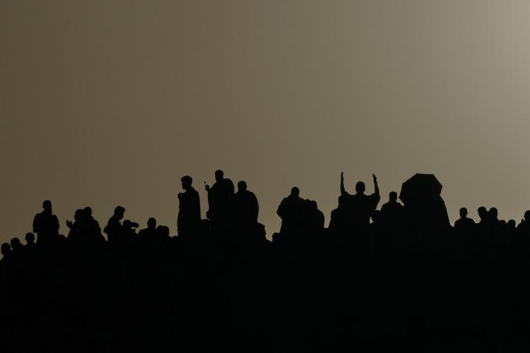 Muslim pilgrims converge on Mount Arafat in Saudi Arabia as the Hajj ...